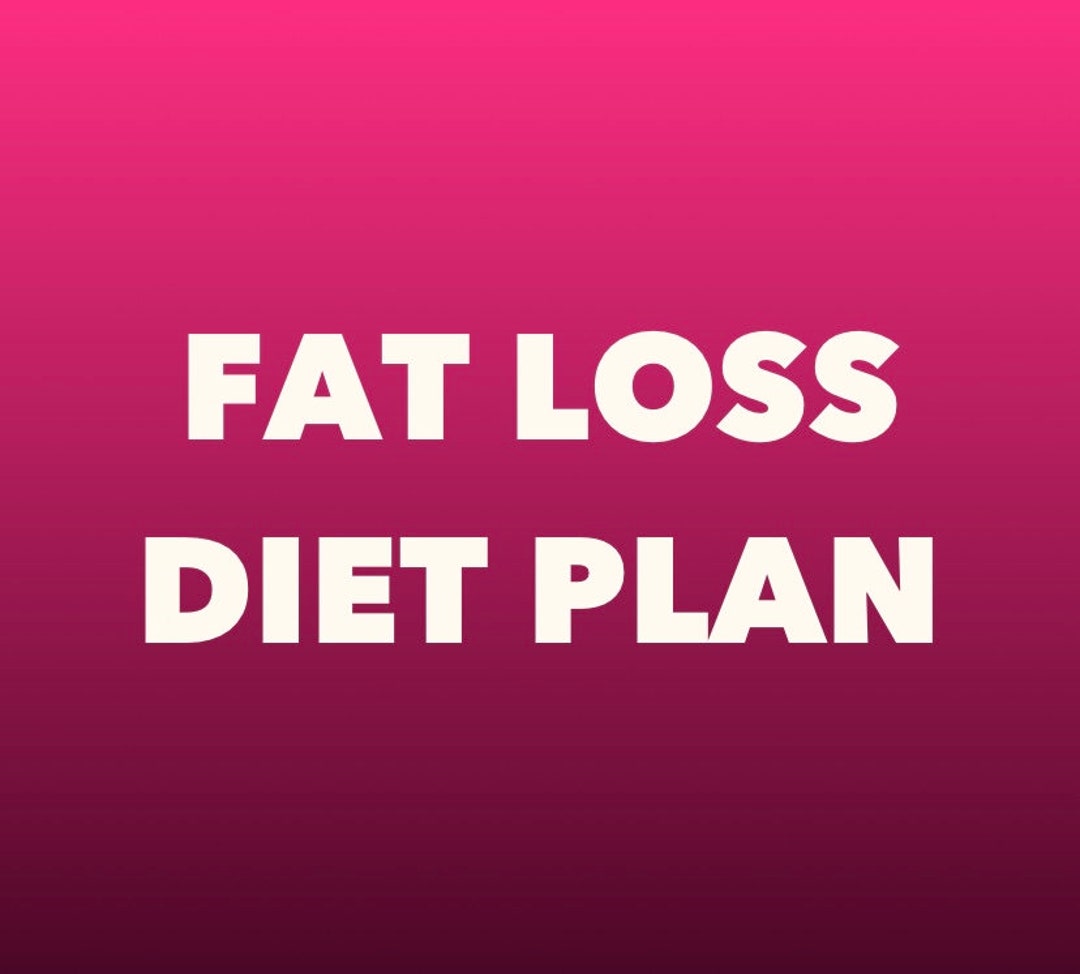 6 Week Fat Loss Diet Plan - Etsy