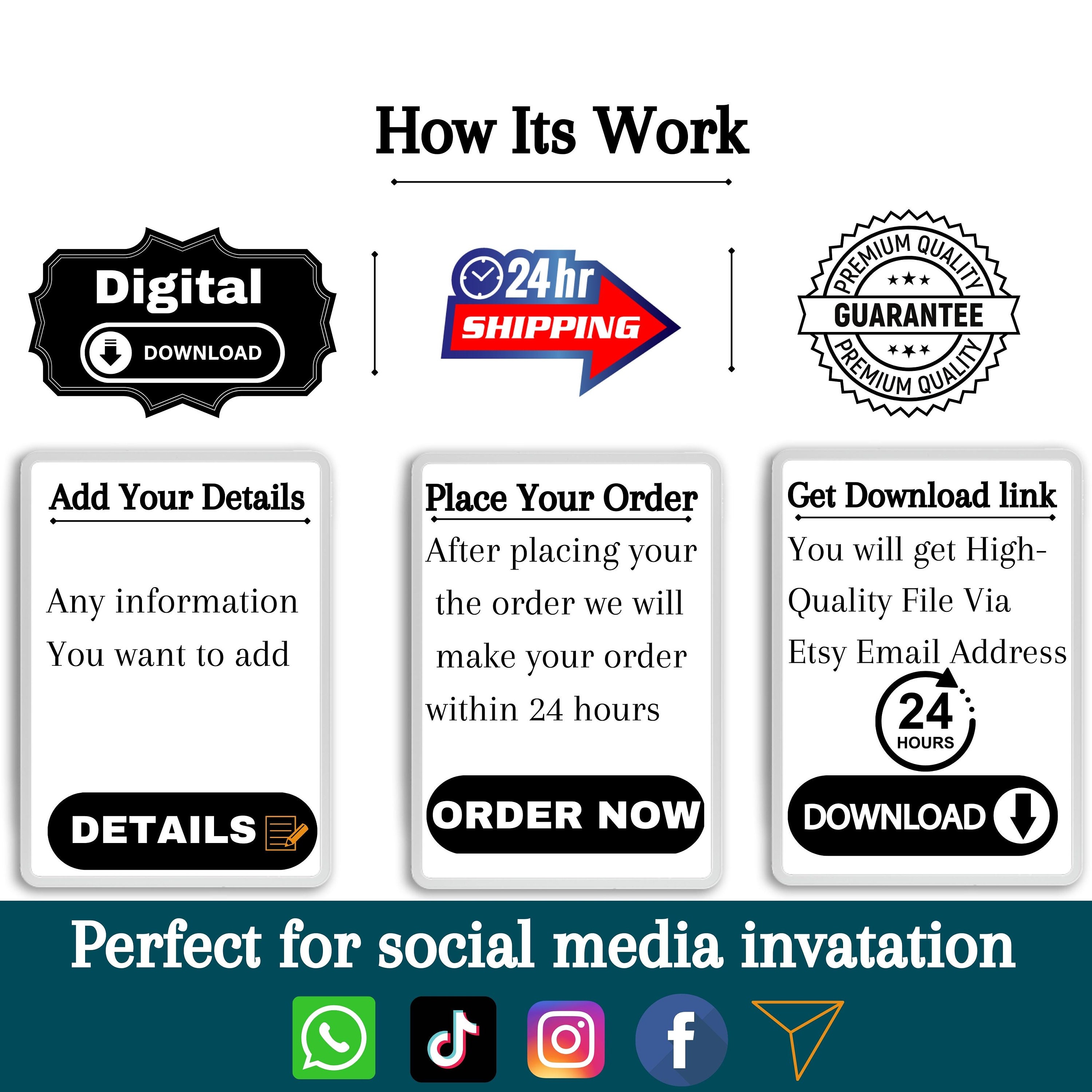 Electronic Birthday Invitation | Birthday Party Mobile Invite | Digital ...
