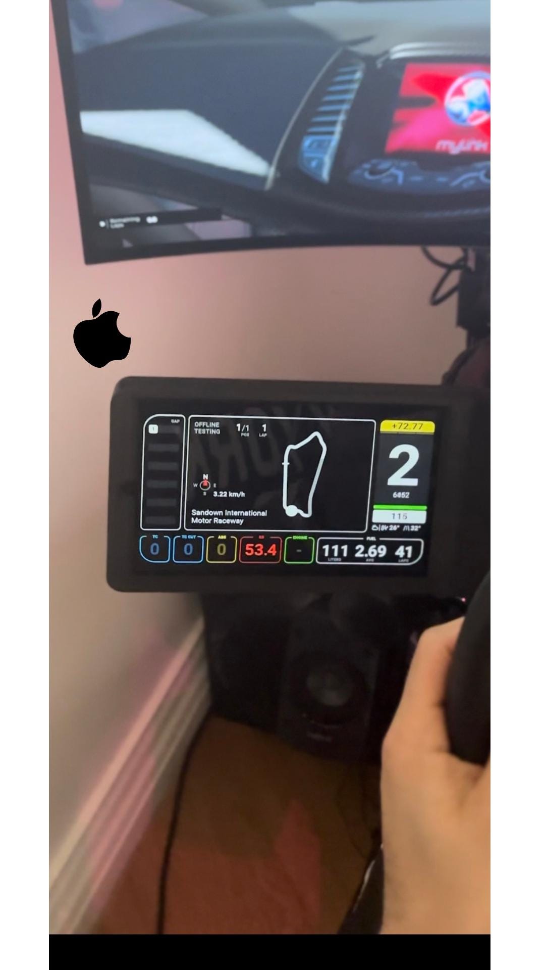 Racing Simulator - Dash Suits iPad Mini 2 & Moza Racing R5/R9/R12 ...