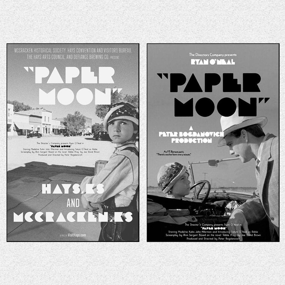 Paper Moon 1973 Vintage Movie Poster Movie Art Poster Wall Decor Room ...