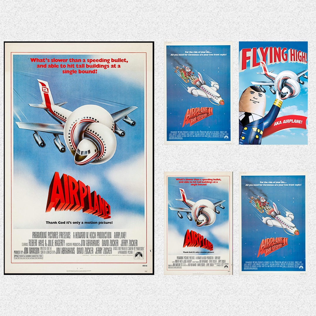 Airplane Movie Poster Movie Art Poster Wall Art Prints Canvas Film ...