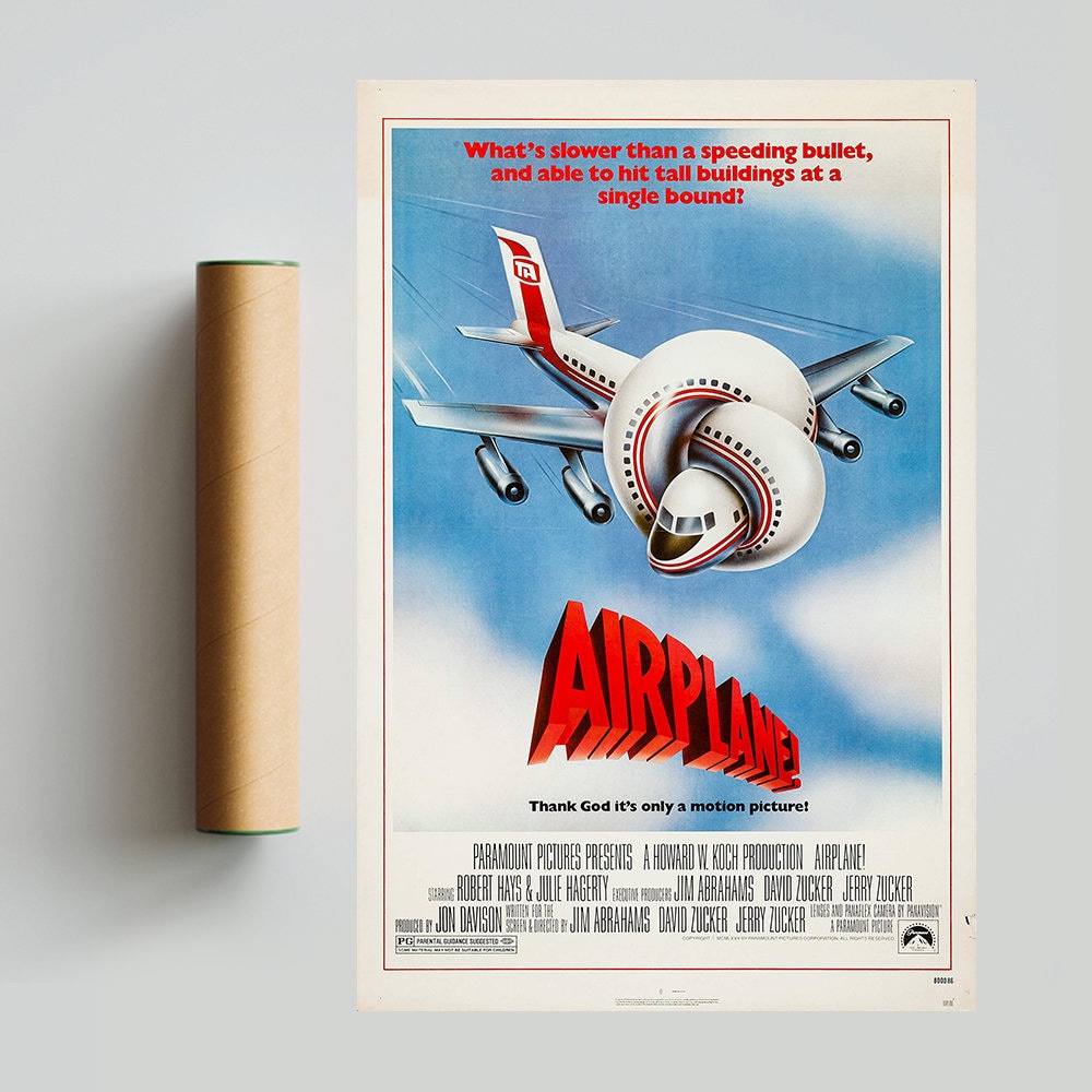 Airplane Movie Poster Movie Art Poster Wall Art Prints Canvas Film ...