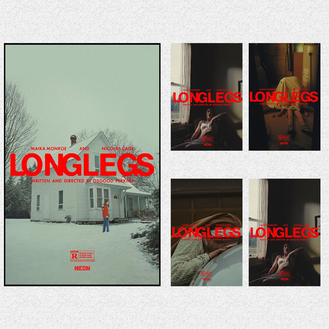 Longlegs 2024 Horror Movie Poster Classic Movie Art Poster Wall Art ...