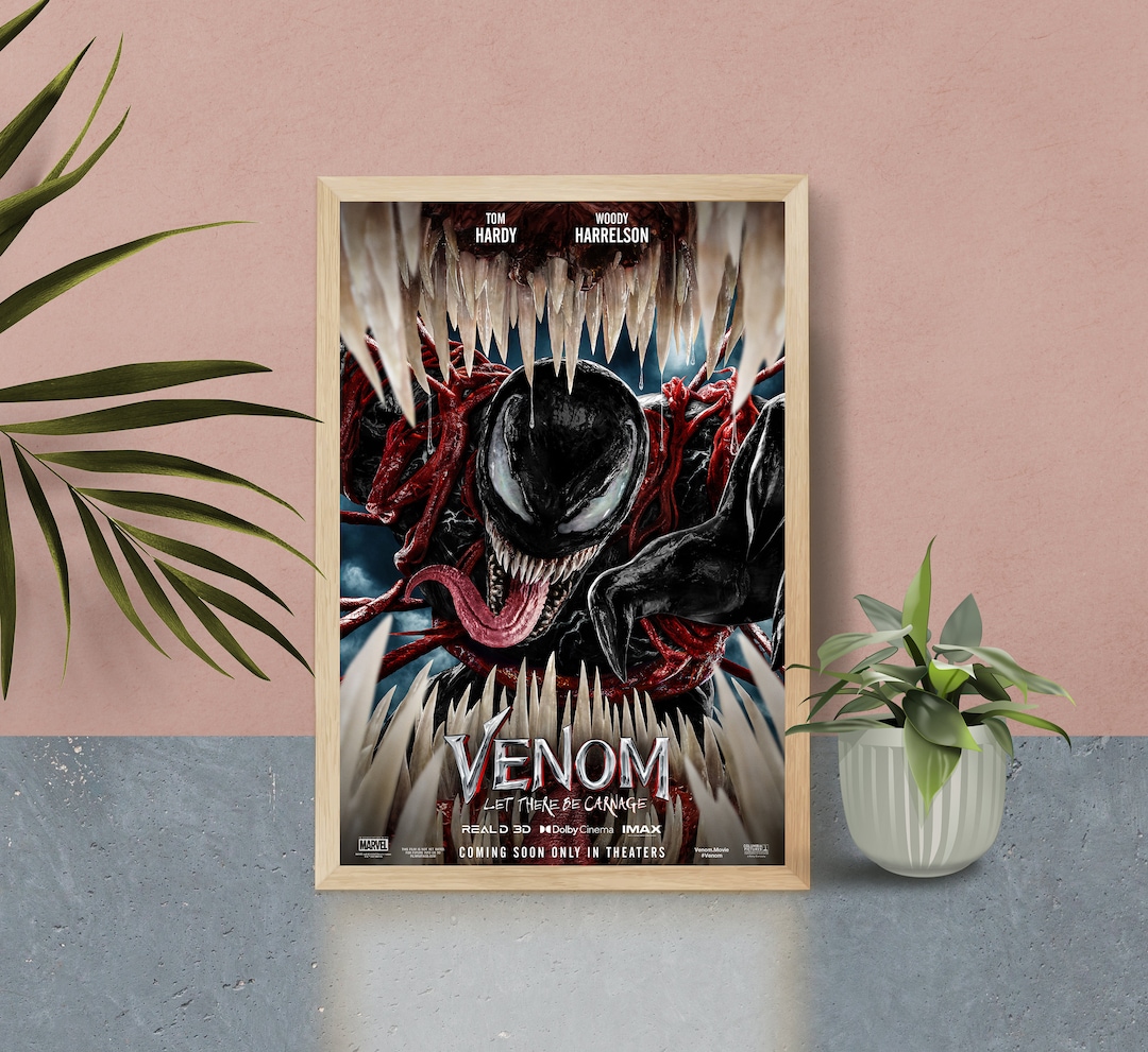 Venom Let There Be Carnage Movie Poster Wall Art Film Print - Etsy