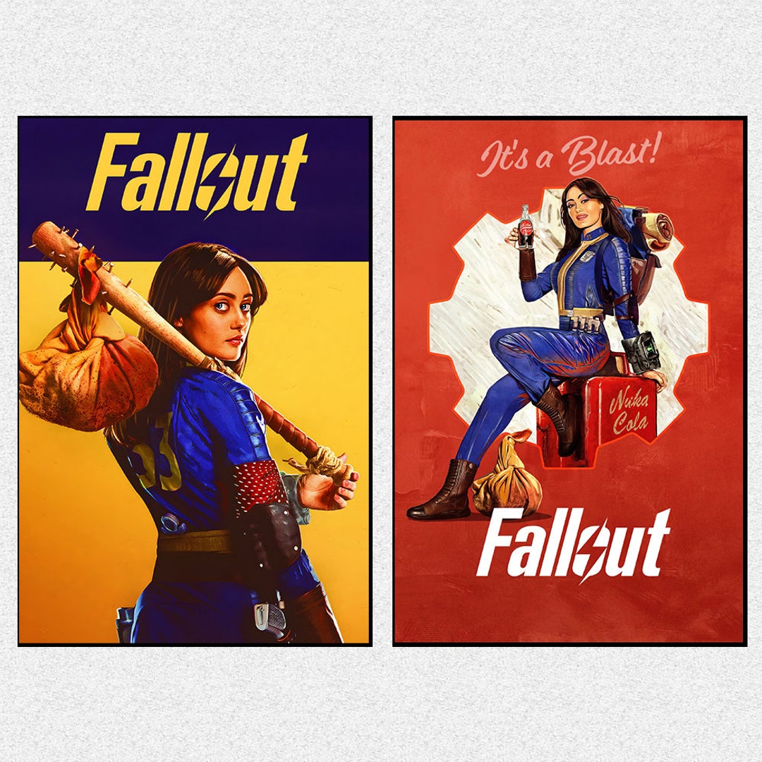 Fallout Movie Poster Classic Movie Art Poster Wall Art Prints Room ...