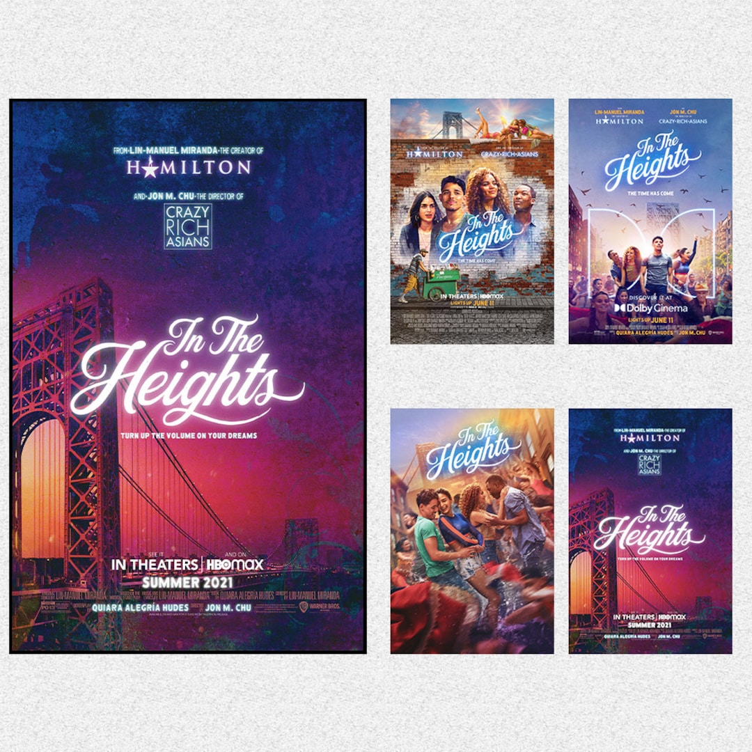 In the Heights 2021 Movie Poster Movie Art Poster Wall Decor - Etsy