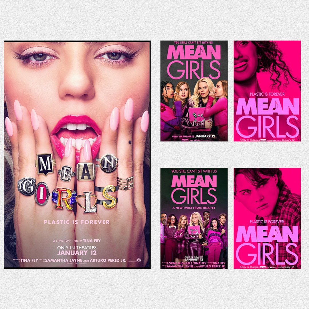Mean Girls Minimalist Movie Poster Mean Girls Film Movie Art Poster ...