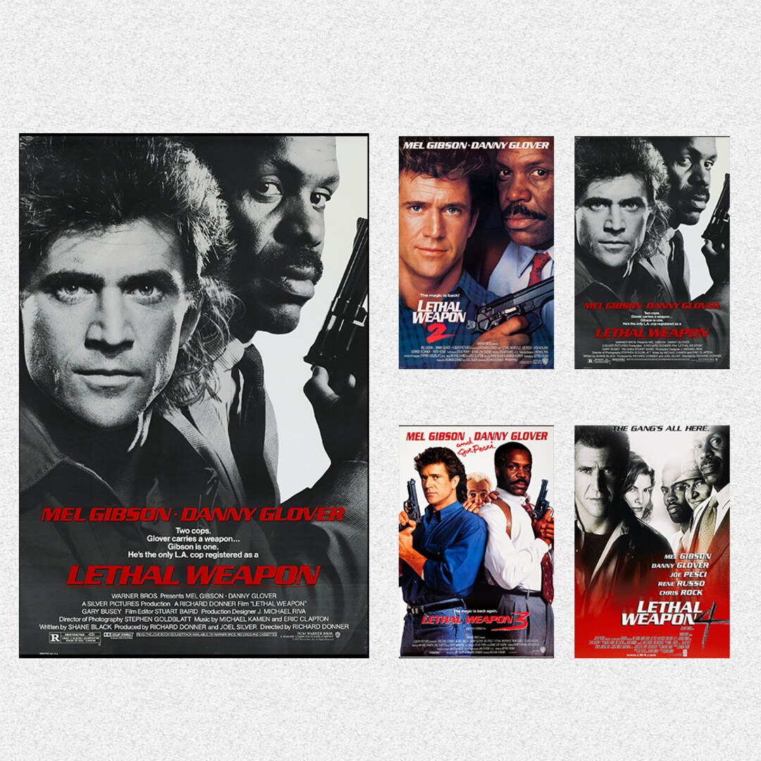 Lethal Weapon Movie Poster Movie Art Poster Wall Decor Room Decor ...