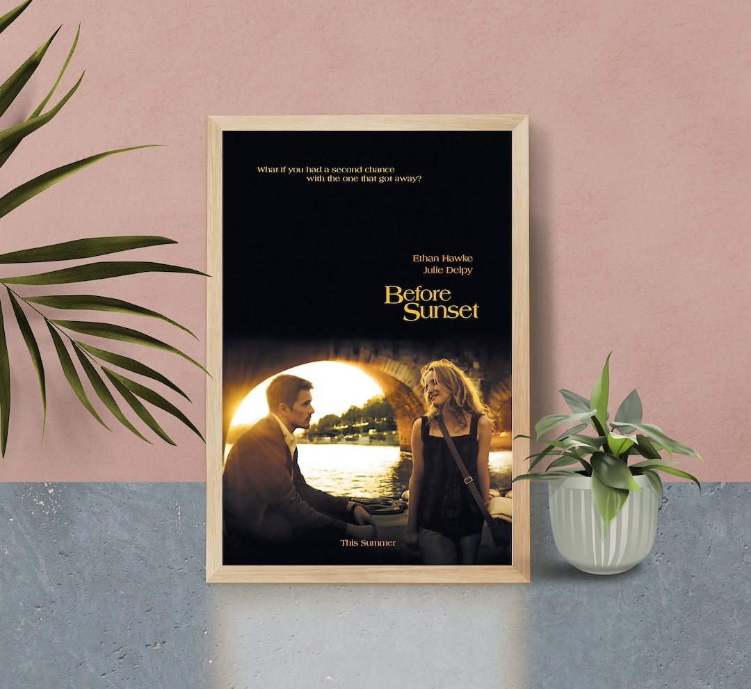 Before Sunset Movie Poster Room Decor Wall Art Silk Fabric - Etsy
