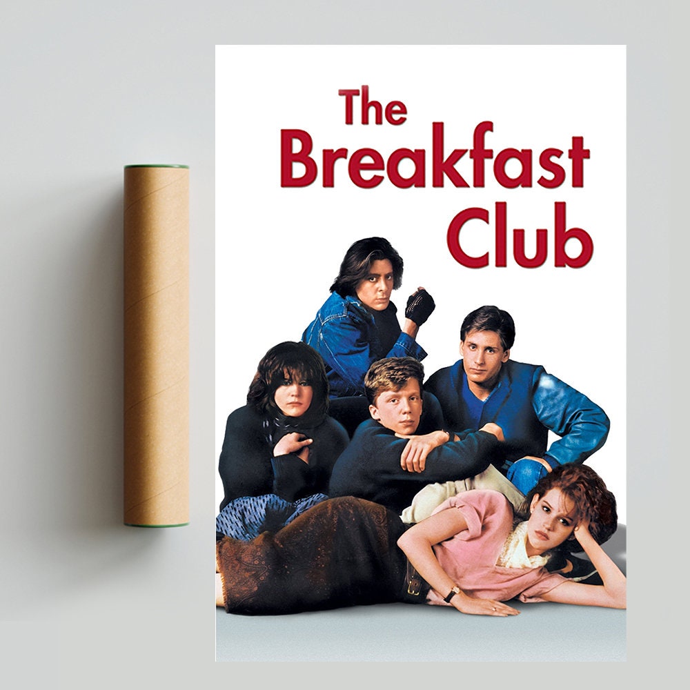 The Breakfast Club Vintage Movie Poster Movie Art Poster Wall Art ...