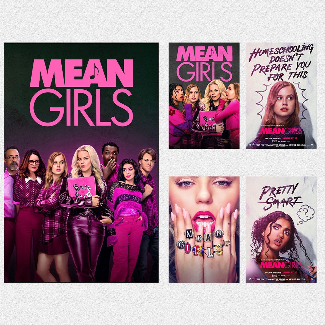 Mean Girls 2024 Movie Poster Movie Art Poster Wall Decor Canvas Film ...