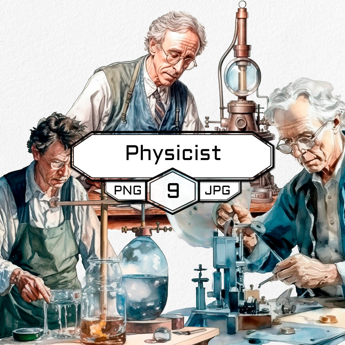 9 PNG & JPG Physicist Demonstrating Physics Law Science - Etsy