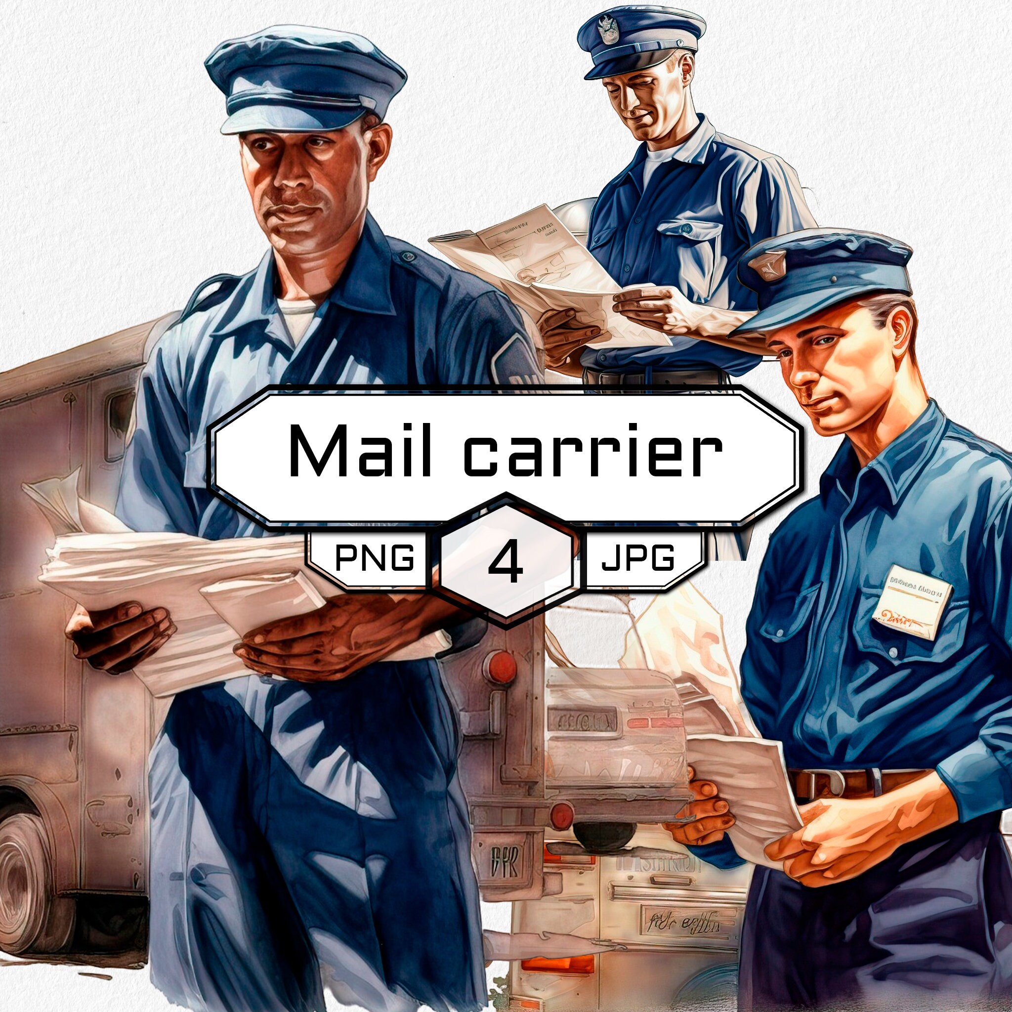 Clipart Mail Carrier