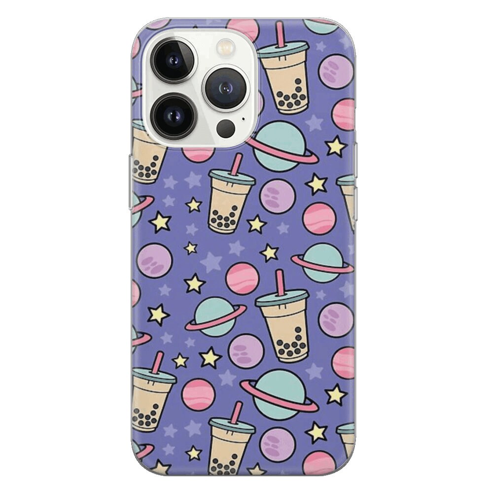Bubble Milk Tea Phone Case Milk Tea Cover for iPhone 14 13 12 - Etsy