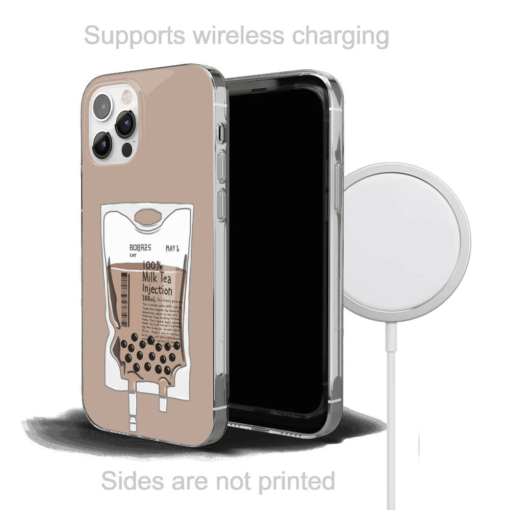 Bubble Milk Tea Phone Case Milk Tea Cover for iPhone 14 13 12 - Etsy