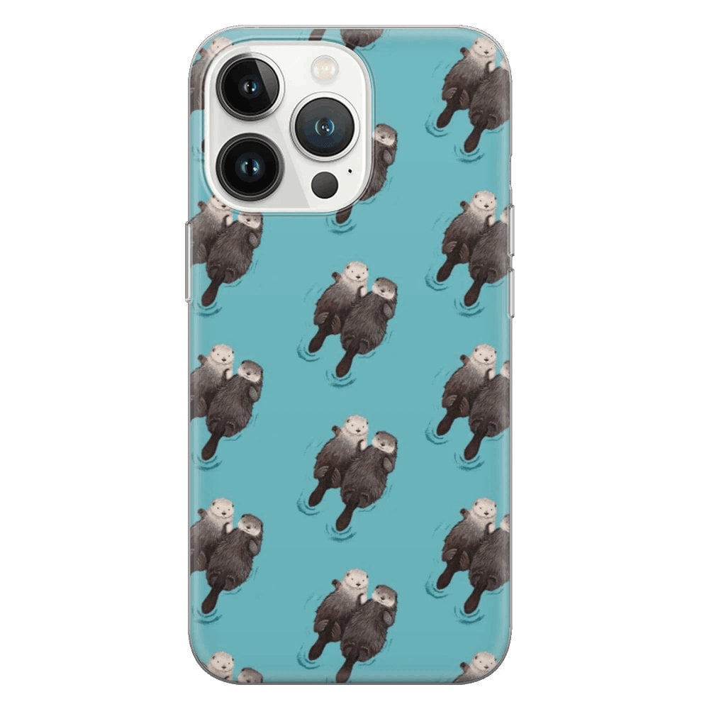 Cute Sea Otter Phone Case Cute Otter Cover for iPhone 14 13 12 Pro 11 ...