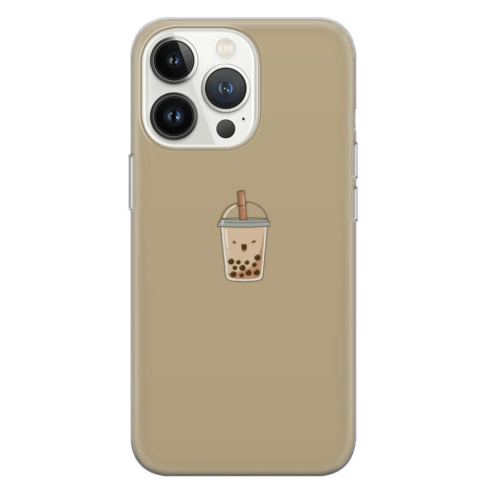 Bubble Milk Tea Phone Case Milk Tea Cover for iPhone 14 13 12 - Etsy