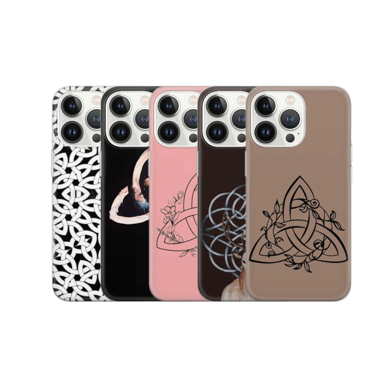 Celtic Art Phone Case Celtic Knot Cover for iPhone 14 13 12 Pro 11 XR ...