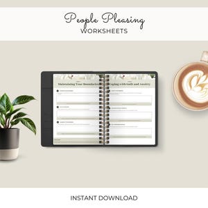 People Pleasing Worksheets|editable Canva Templates|boundary Setting ...