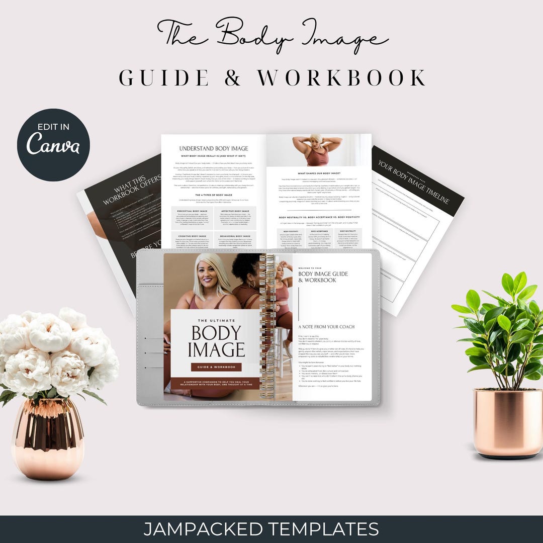 Body Image Workbook | Self-love Journal, Confidence Guide (canva ...