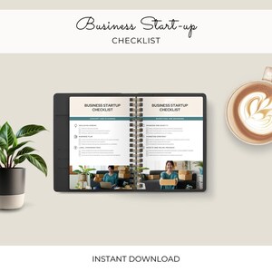 Business Start-up Checklist|editable Canva Template|entrepreneur ...