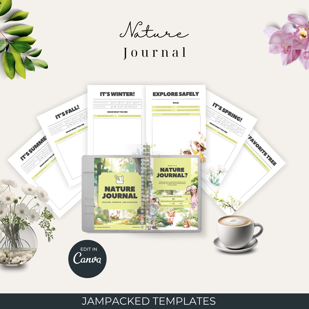 Nature Journal for Kids|printable Outdoor Activity Book|homeschool ...