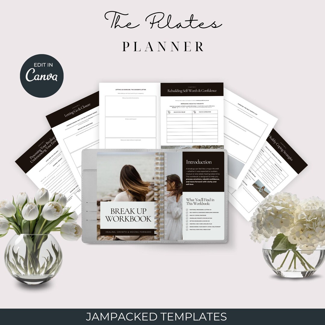 Break up Workbook Template Printable Breakup Healing Journal Post ...