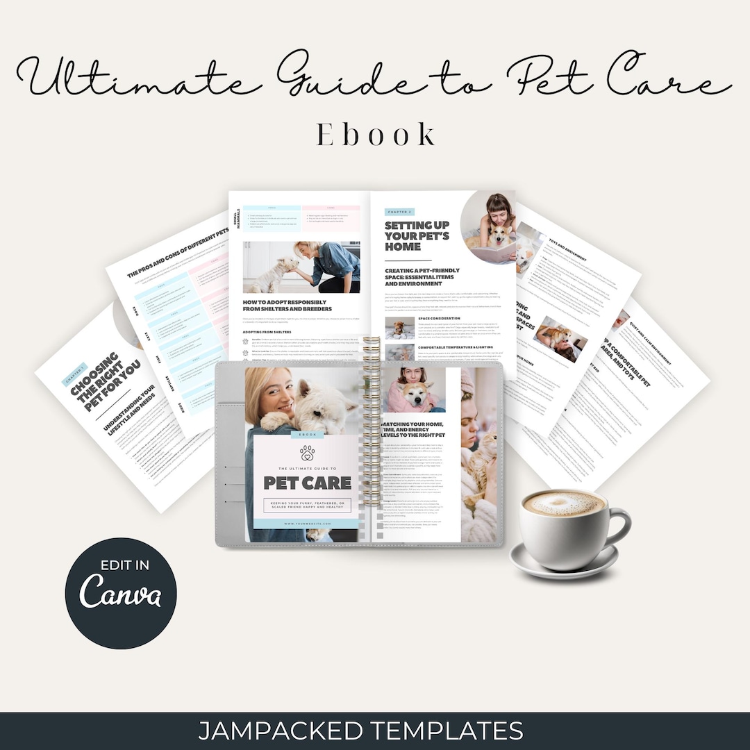 Ultimate Guide to Pet Care Ebook | Step-by-step Pet Care Guide ...