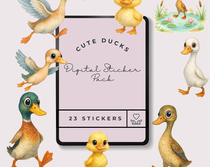 Cute Kawaii Printable Chibi Ducks Clipart / Commercial Use/ PNG - Etsy ...