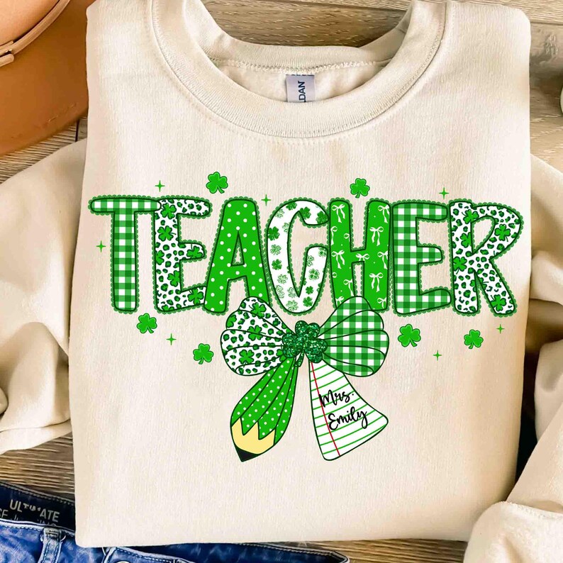 St Patrick Teacher PNG Bundle SPED Para Educator Counselor Lucky ...