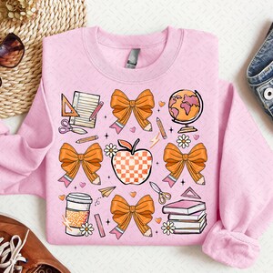 Coquette Teacher Png, Teacher Coquette Bow Autumn Png, Teach Love ...