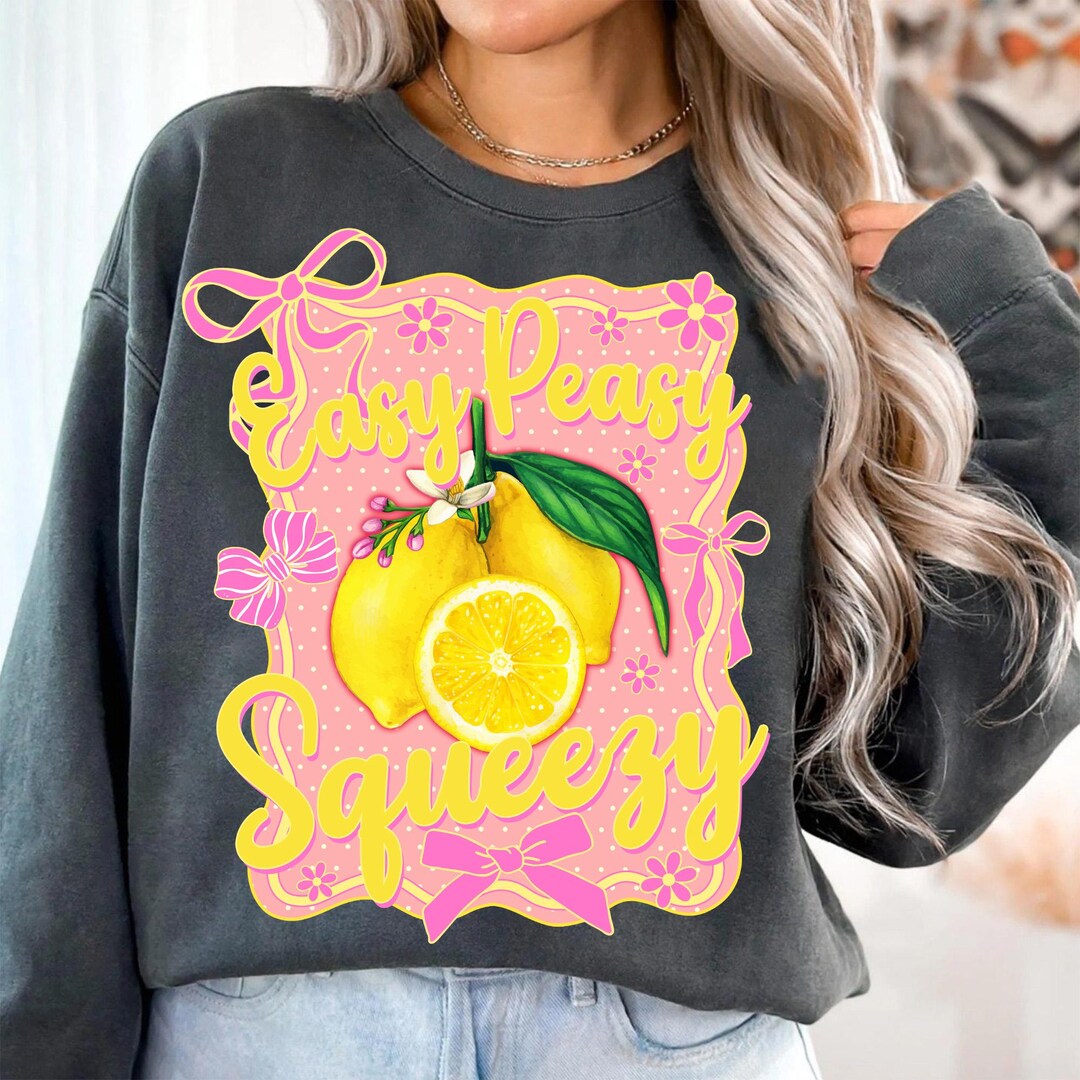 Preppy Lemon Summer Png, Lemon Coquette Png, Preppy Summer Png, Girly ...