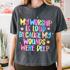 Jesus Png File My Worship is Loud PNG, Preppy Christian Women Design ...