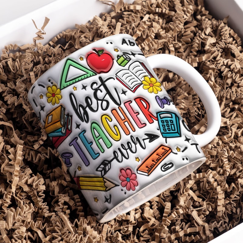 Teacher Day Mug Template - Etsy
