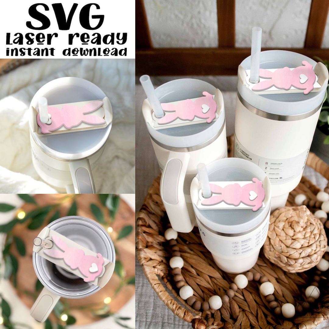 Easter Bunny Stanley Name Plate SVG, Digital File, Spring, Rabbit ...