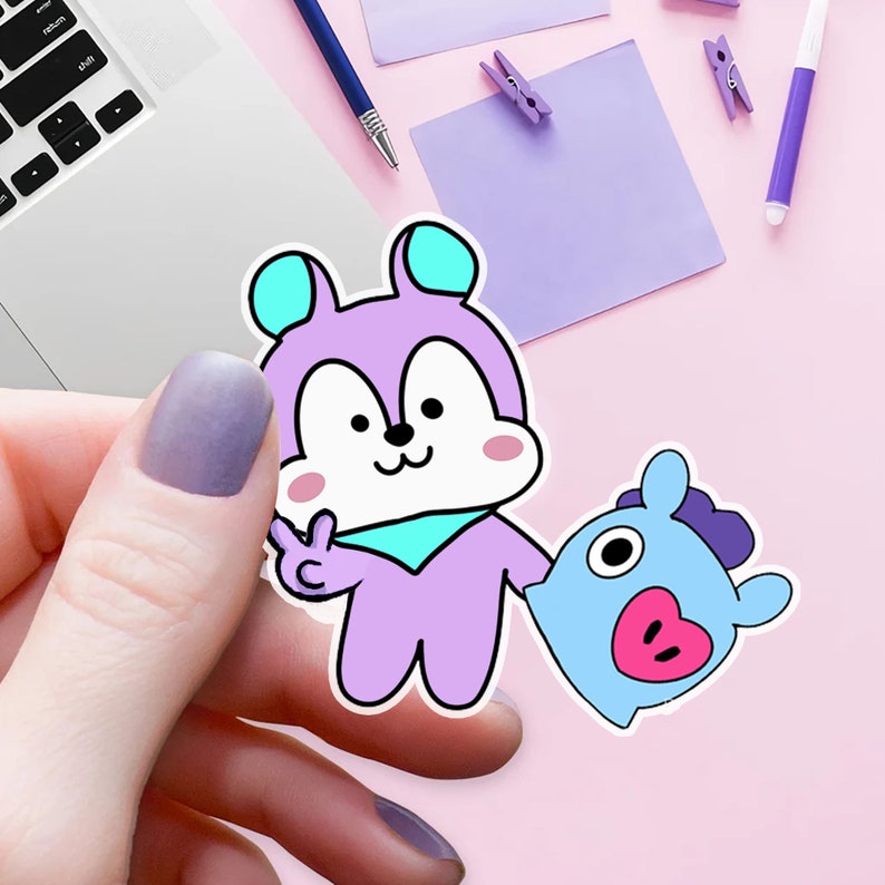 Inside Mang Stickers Mang BT21 Sticker J Hope Mang New Face - Etsy