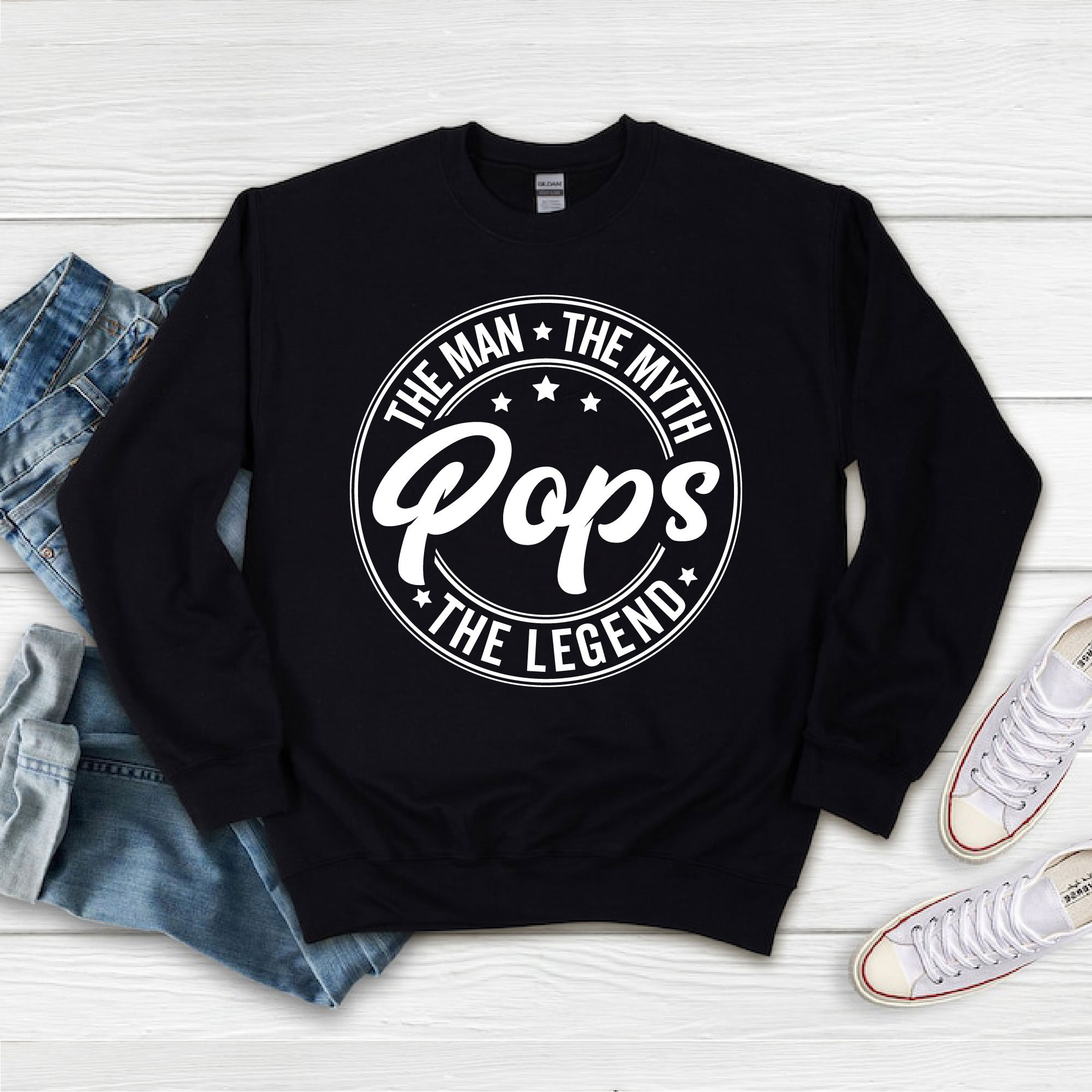 Pops Svg, Pops the Man Myth Legend Svg, Pops Shirt, Grandpa Svg ...