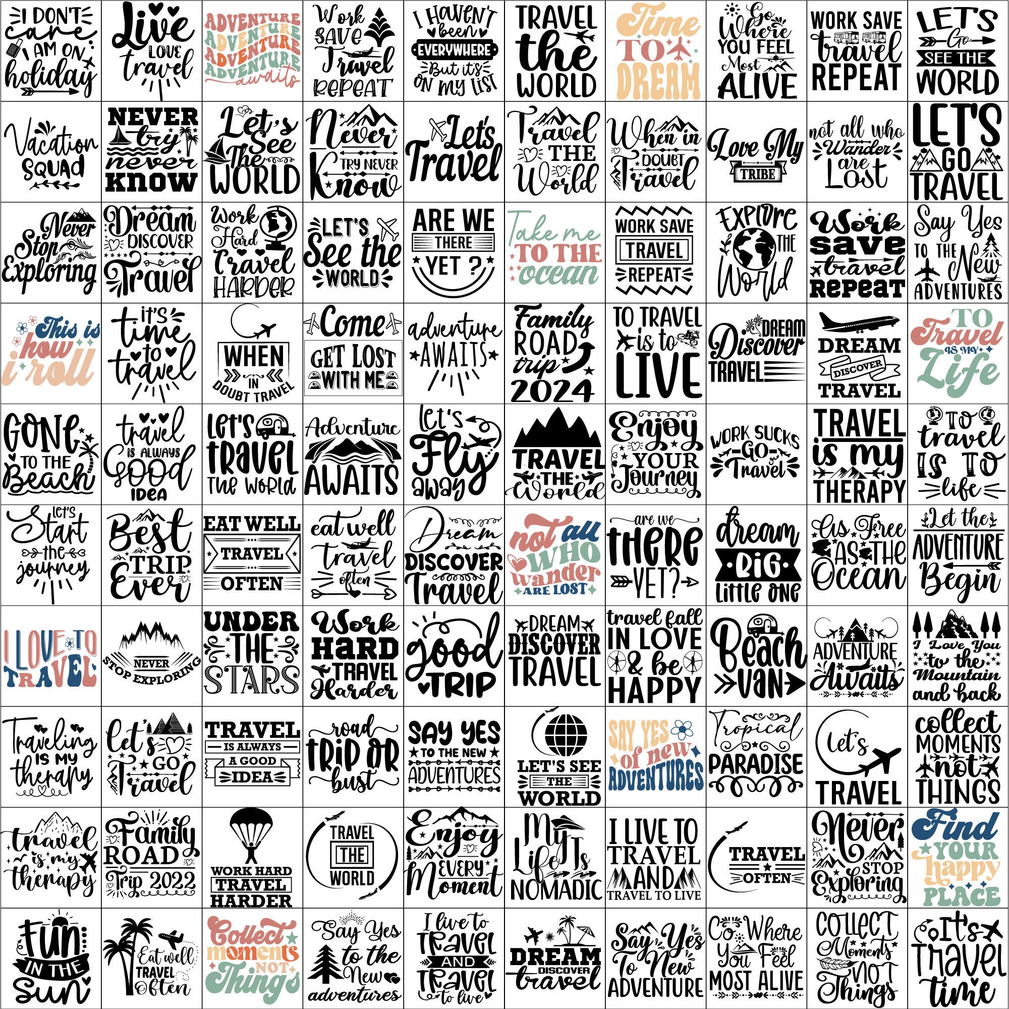 Travel SVG Bundle, Vacation SVG, Family Vacation Svg, Family Trip Svg ...
