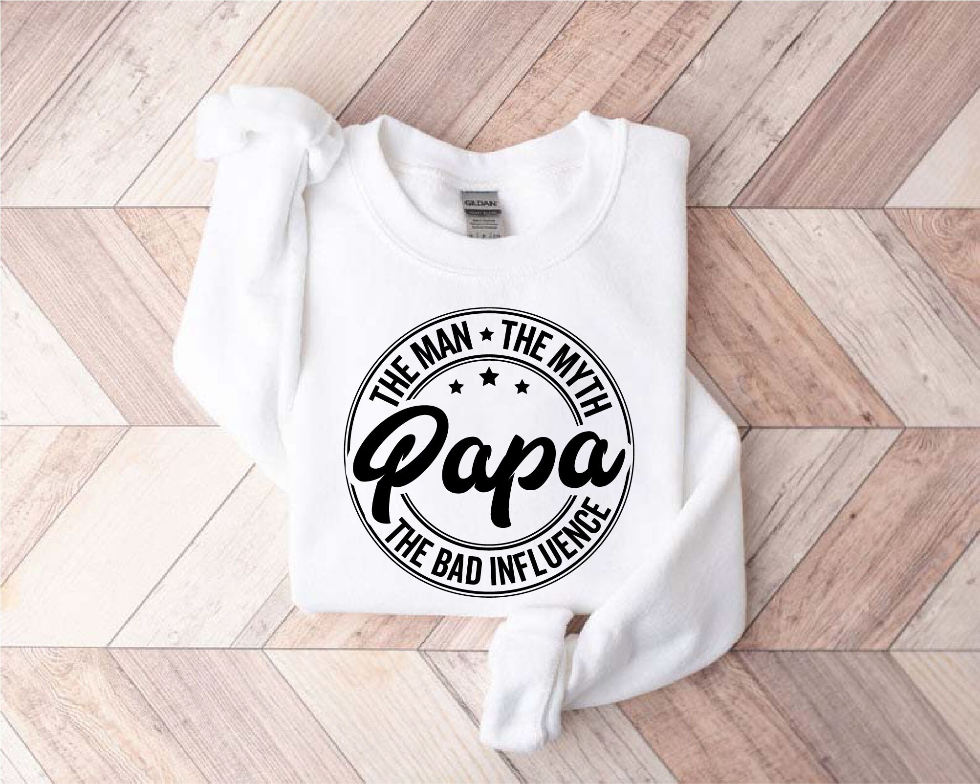 Papa Man Myth Bad Influence Svg, Papa Svg, Funny Gift for Papa Png ...
