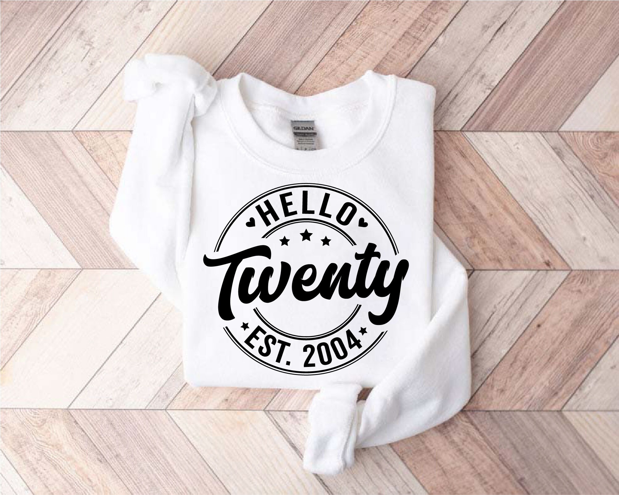 Hello Twenty Svg, 20th Birthday Svg, 20th Birthday Gift for Women, 20th ...