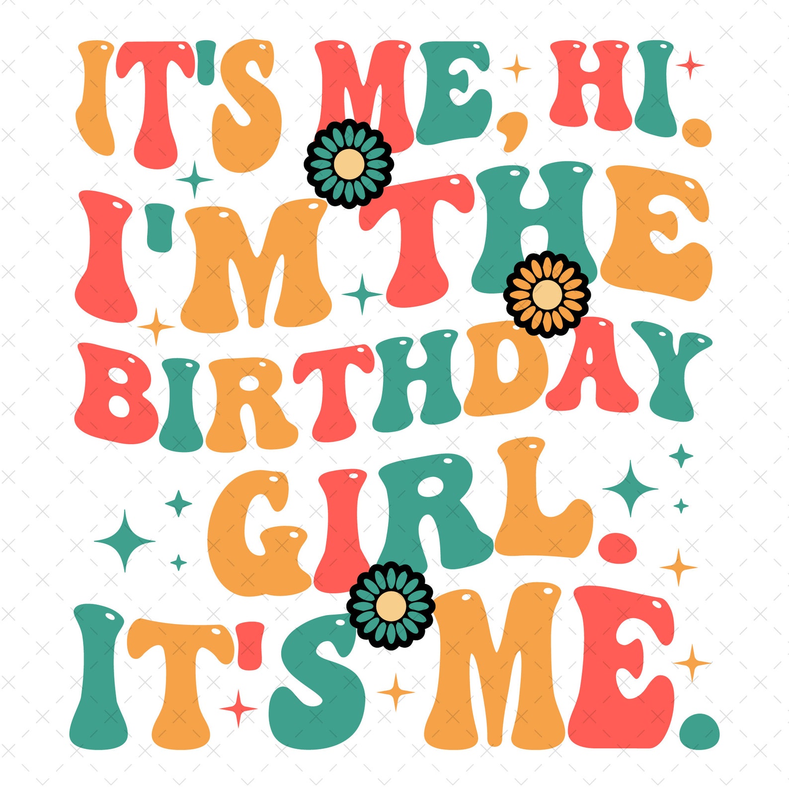 Its Me Hi Svg Bundle, It's Me Hi Im the 25 Custom Designs, It's Me Hi I ...