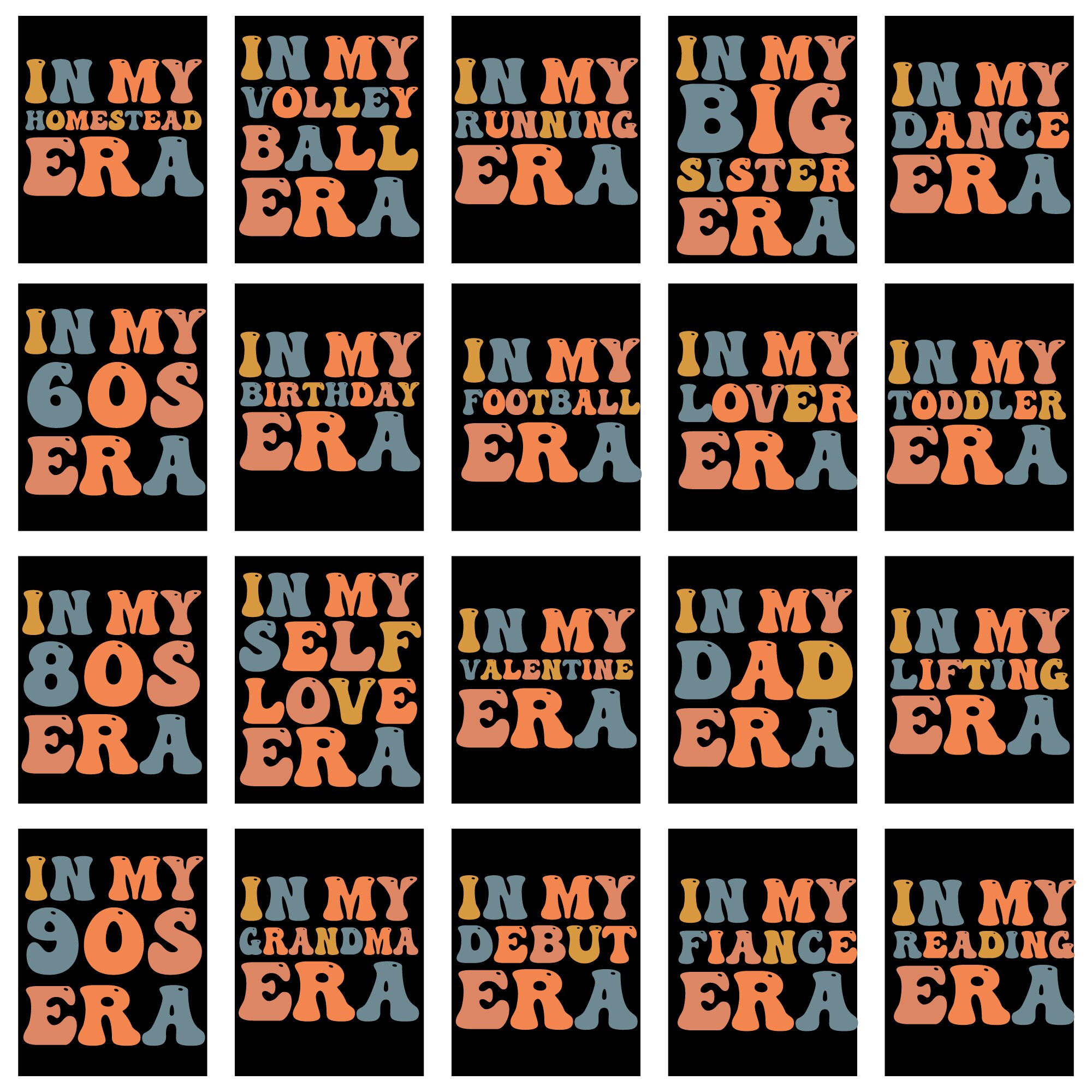 In My Era Groovy Svg Bundle, in My Era Custom Png, in My Swiftie Era ...