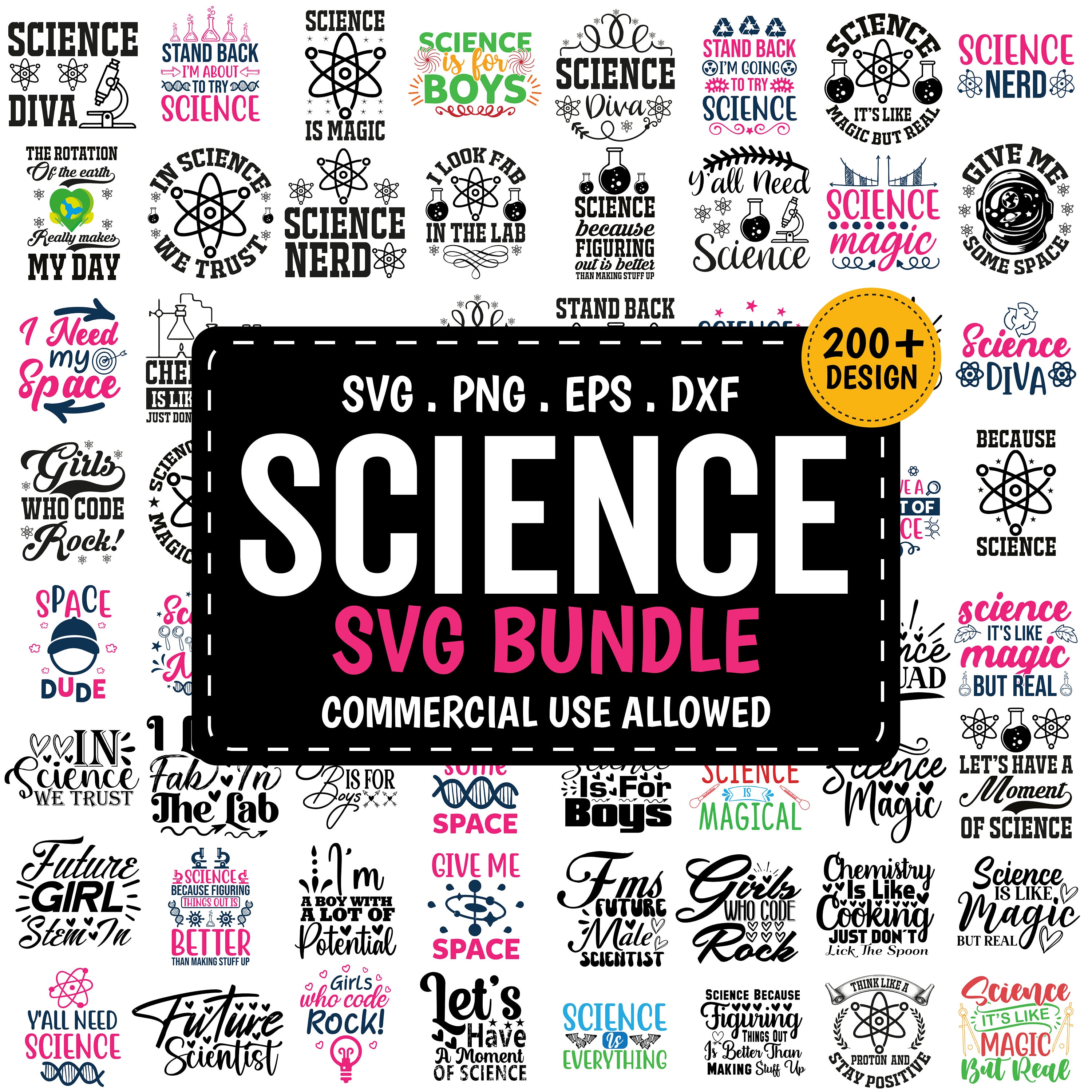 The Ultimate Science SVG Bundle, Science Quote Svg, Science Teacher Png ...