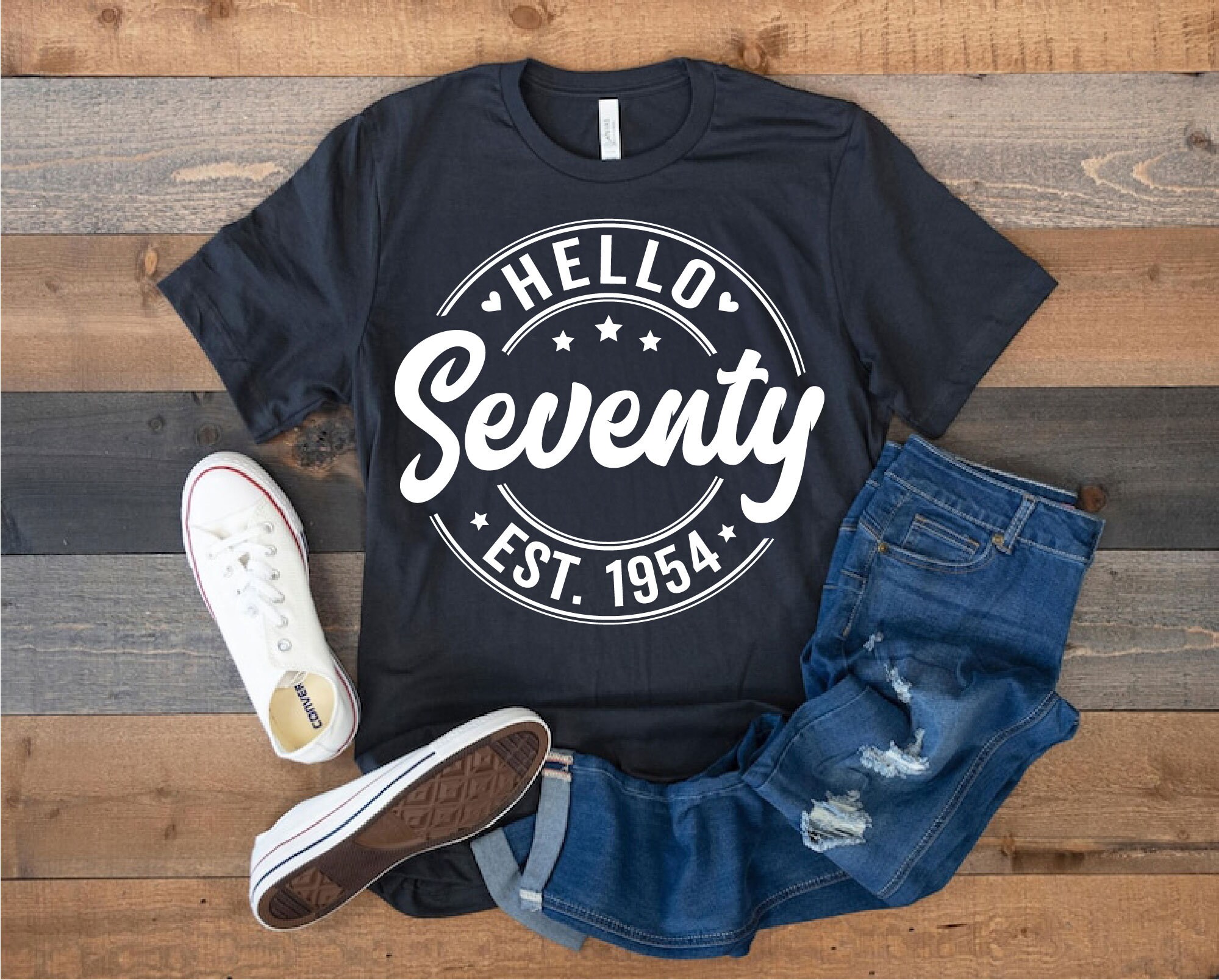 Hello Seventy Svg, 70th Birthday Svg, 70th Birthday Gift for Women ...