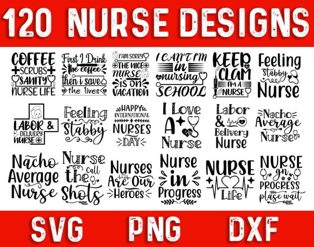 Nurse SVG Bundle, Nurse Quotes SVG, Nurse Sayings, Nurse Svg Heart ...