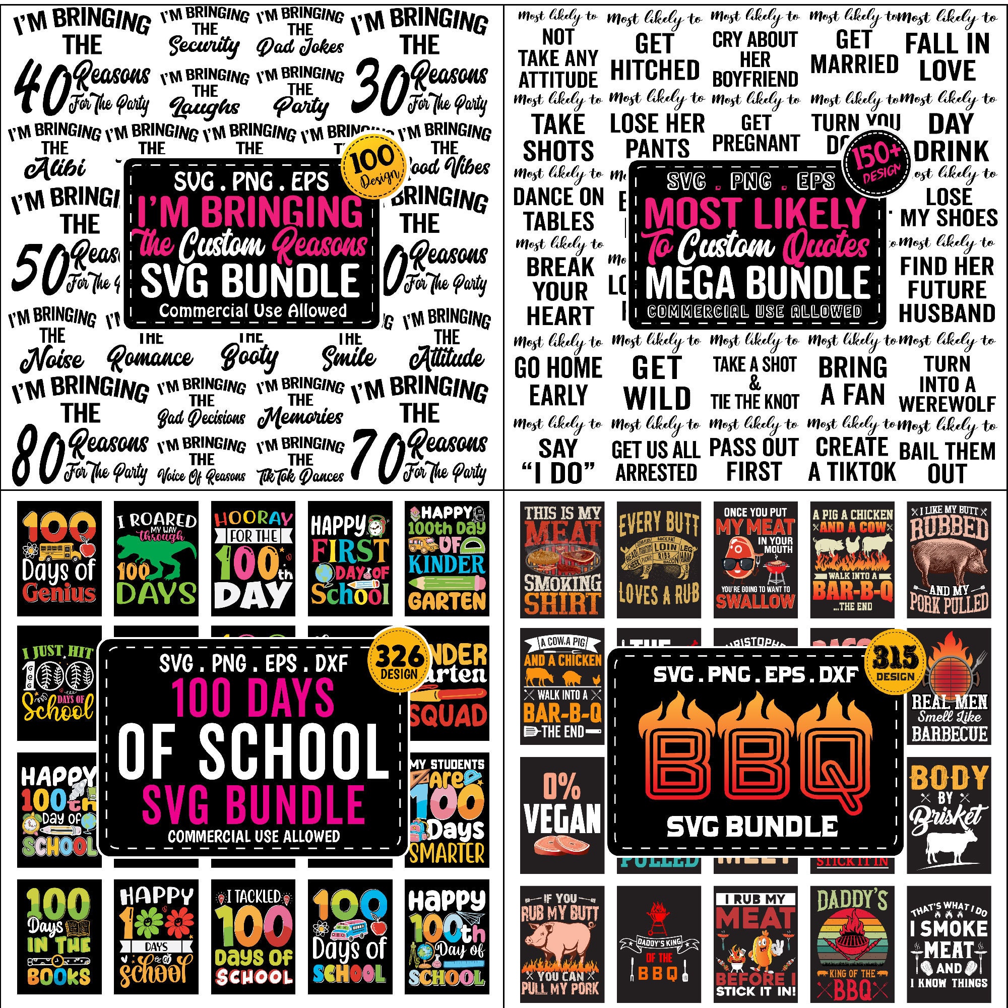 Huge SVG Bundle, Mega Png Bundle, Svg Files, Bundle Svg Cut Files for ...