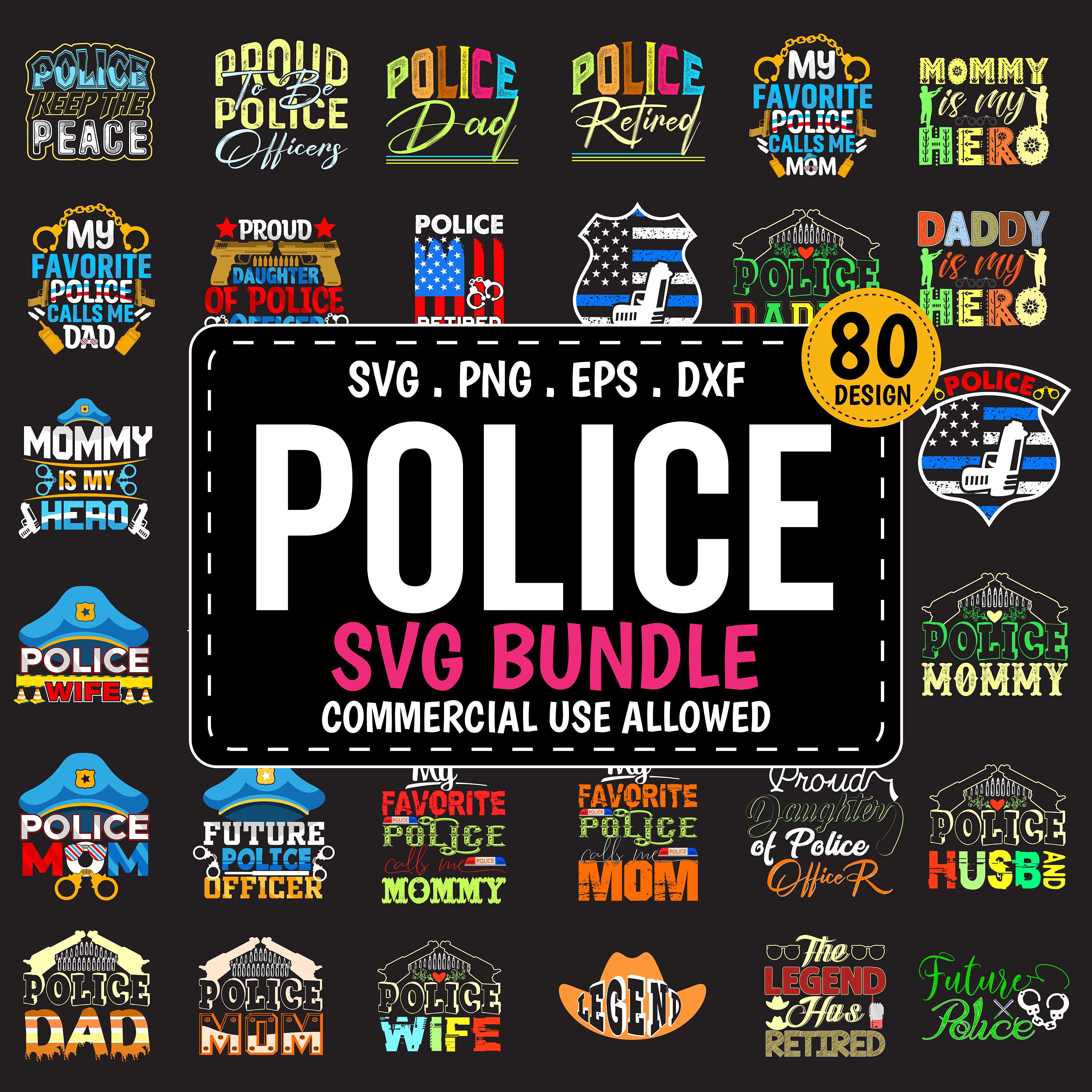 Police SVG Bundle, Police Quote Svg, Police Png Svg, Police Vector ...