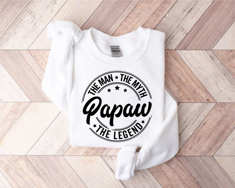 Papaw Svg, Papaw the Man the Myth the Legend Svg, Papaw Shirt Png ...