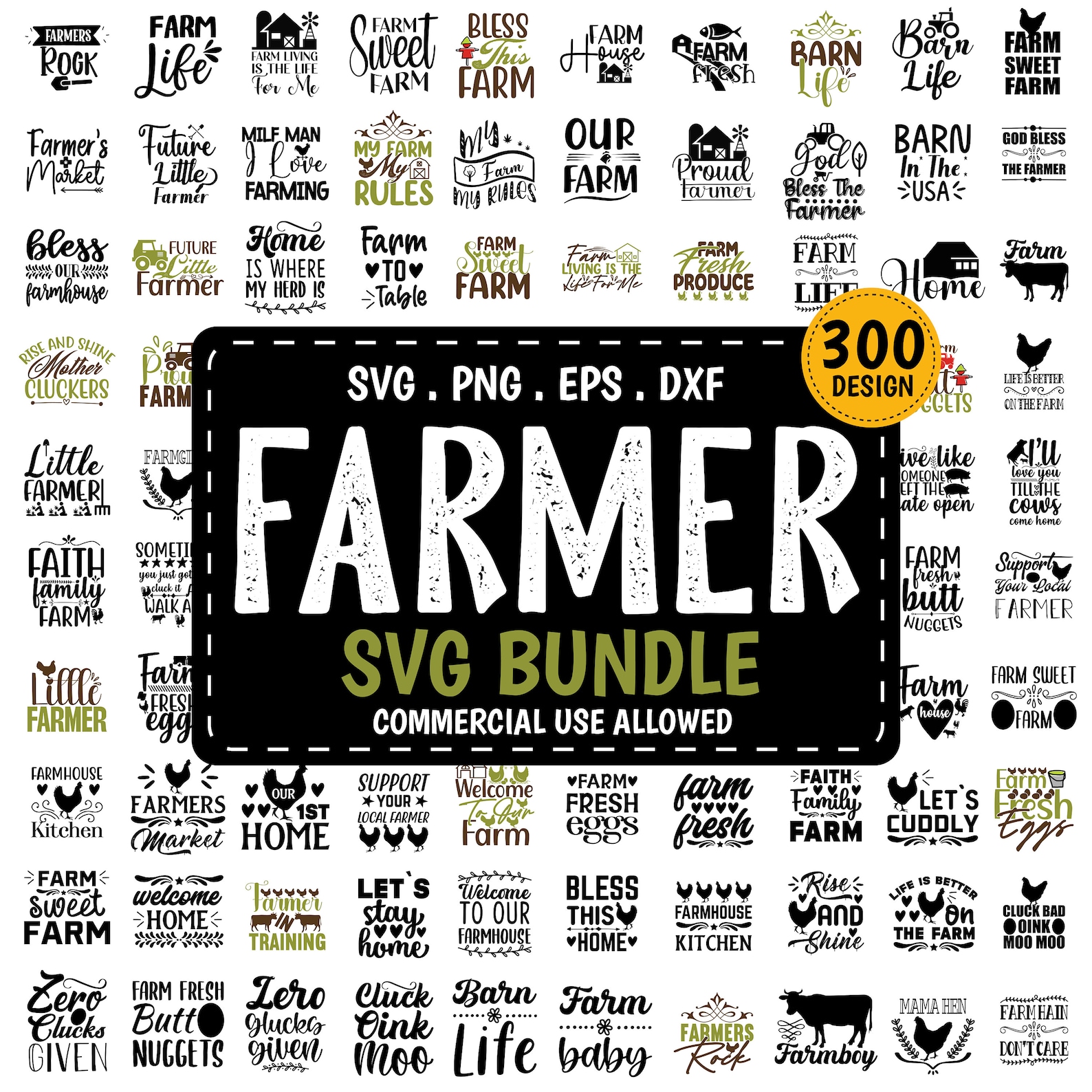 Farm House SVG Bundle, Fishing Quote Svg, Farmer Svg Bundle Cut Files ...
