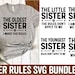 Family Rules Svg Bundle, Siblings Family Vacation Shirt, Matching ...